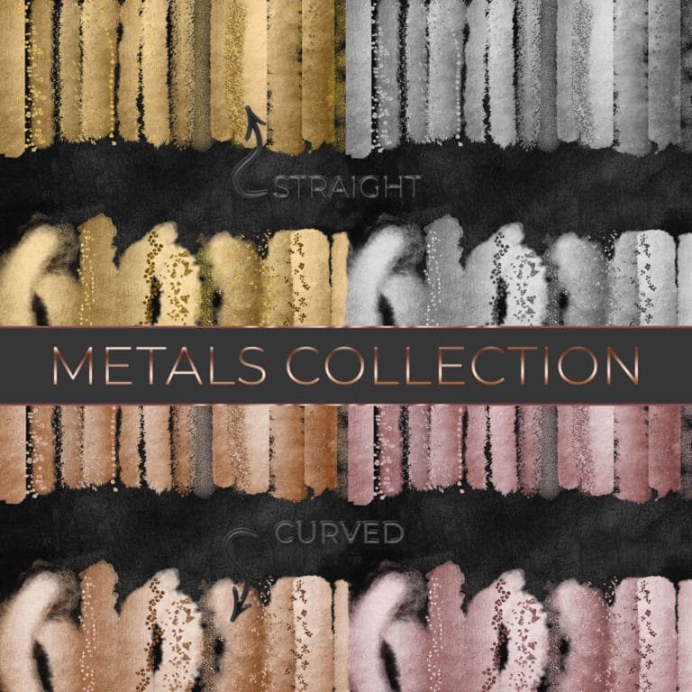 Precious Metal Collection - PrettyWebz Media Business Templates & Graphics